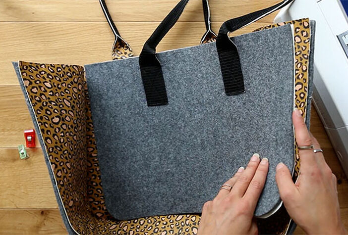 Filztasche nähen - jetzt entdecken »stoffe.de