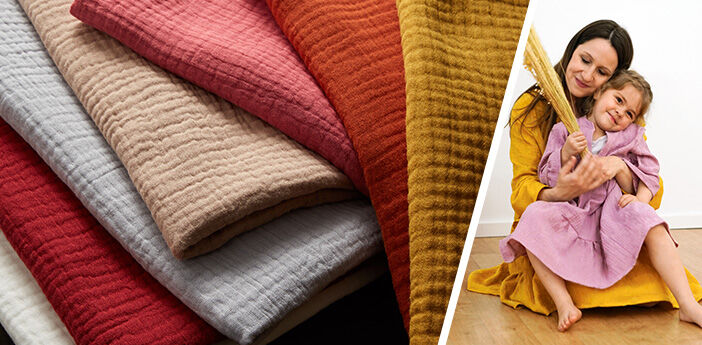 Musselin Stoff online kaufen » Stoffe.de