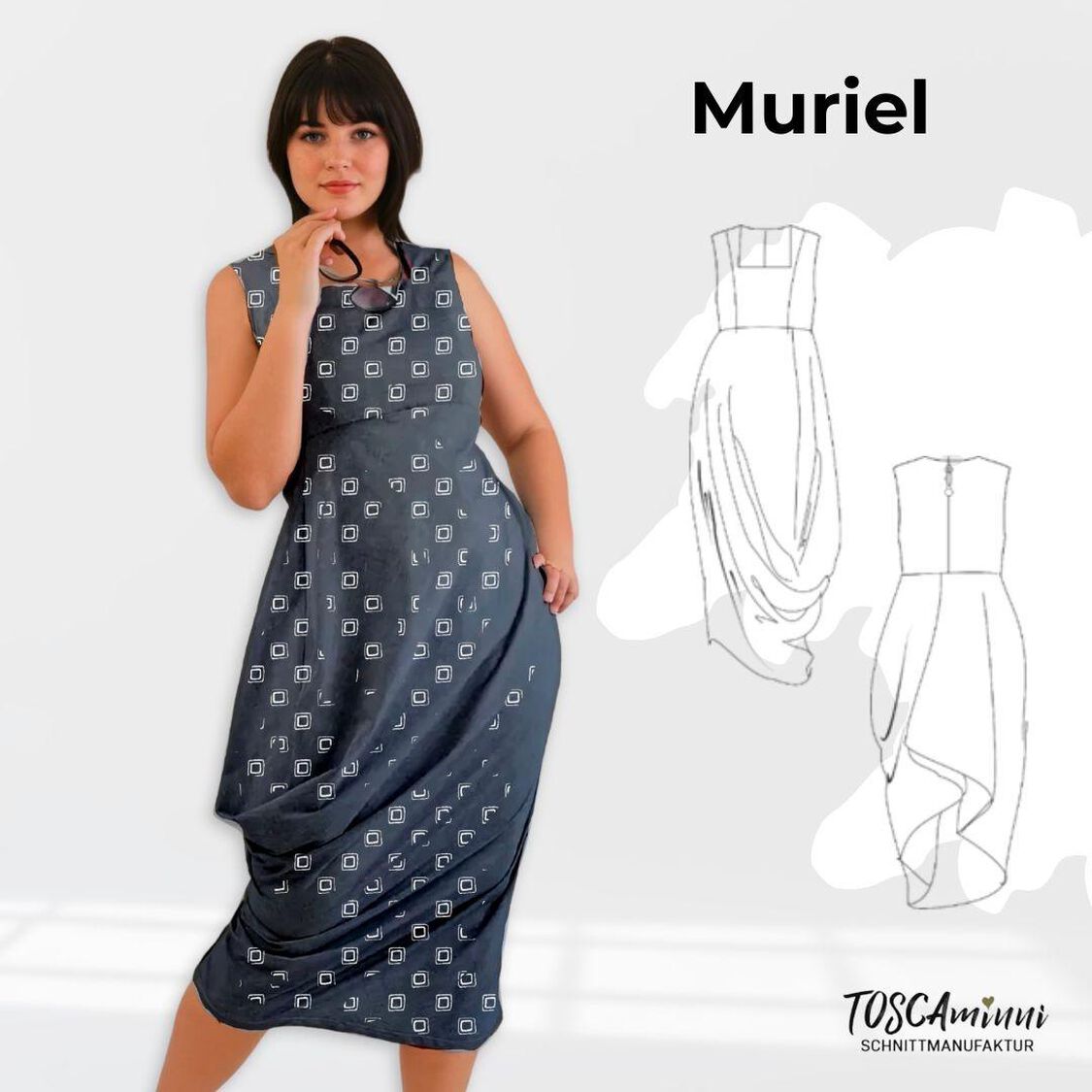 Kleid Muriel Gr. 34-54 Schnittmuster