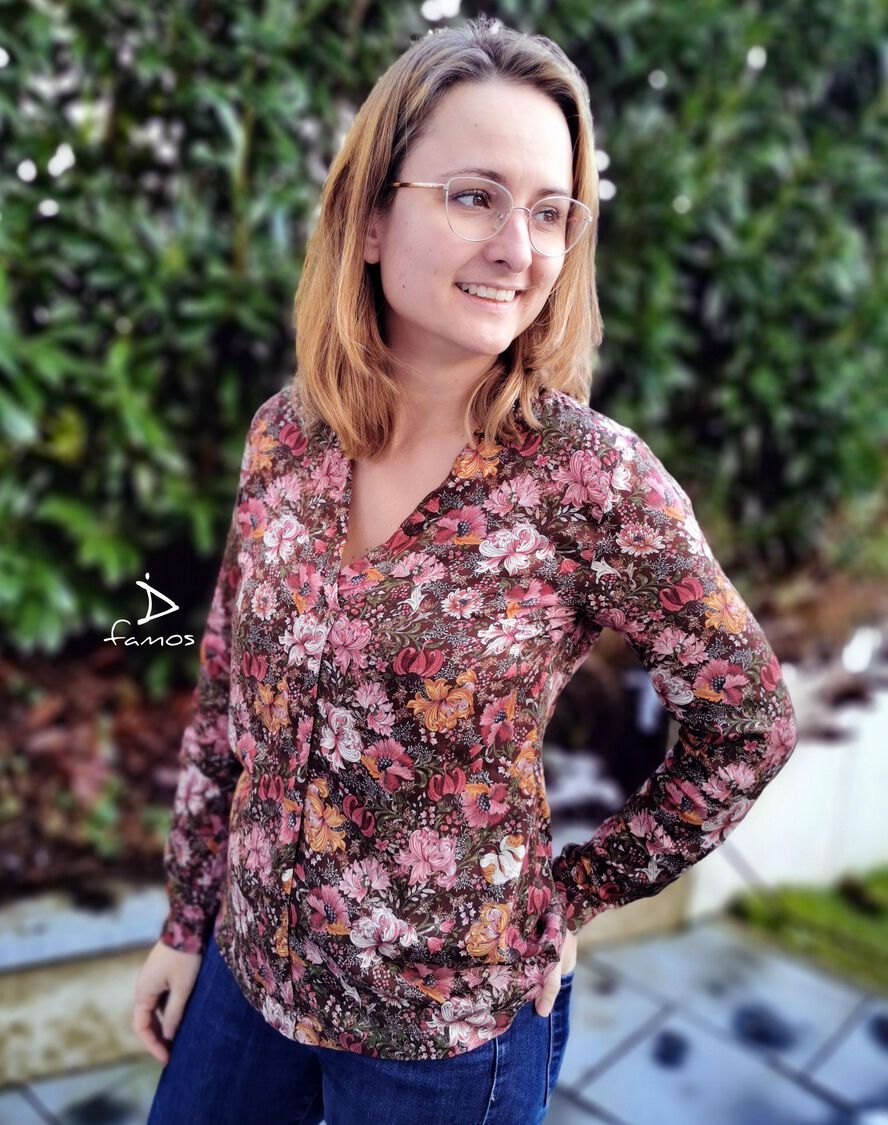 Ebook / Schnittmuster Marisol-Bluse *mit A0-Datei + Video*