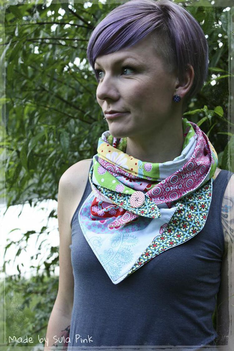 Wende-Dreieckstuch "Snuggel" Nähanleitung und Schnittmuster (2 Größen)